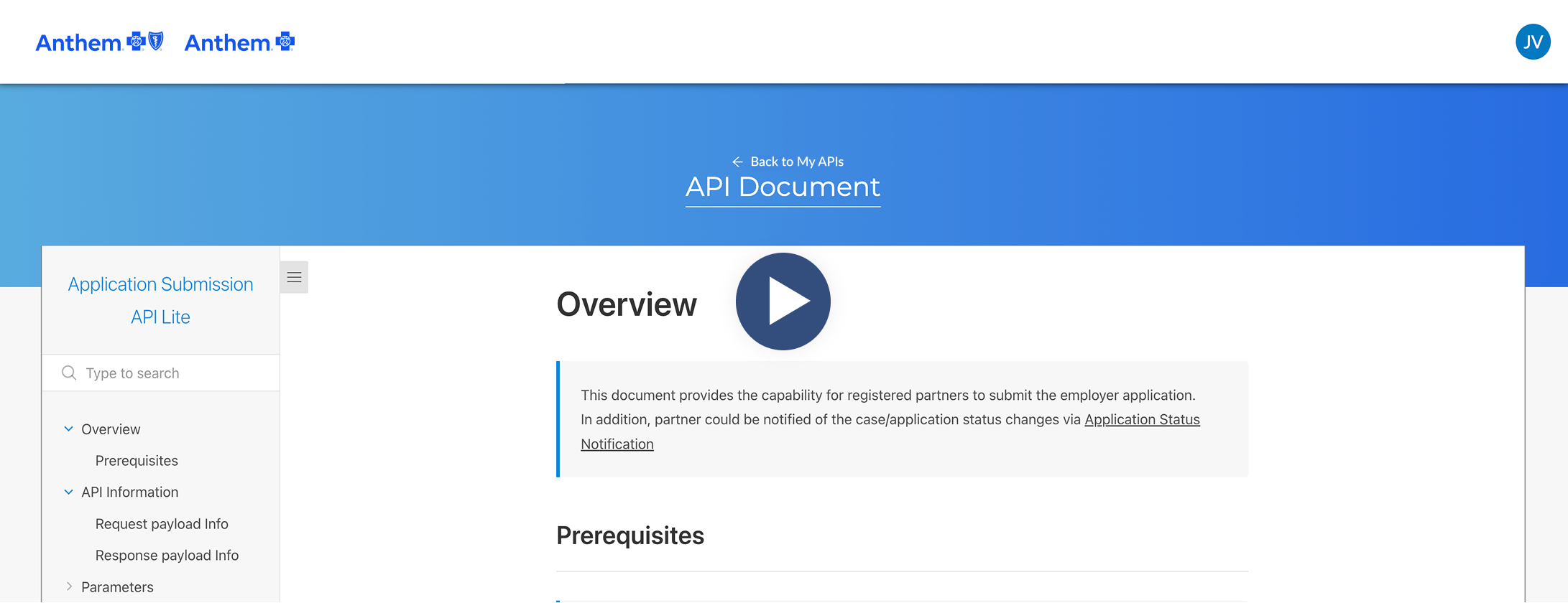 Anthem Partner APIs